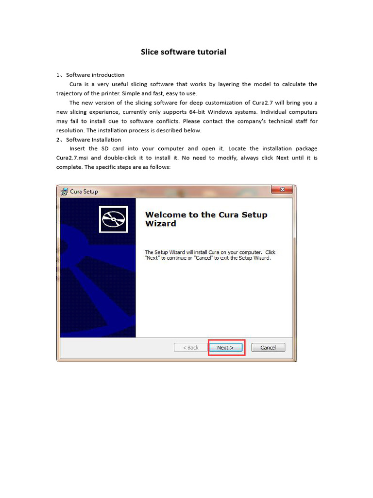 Cura Slice Software Instructions | PDF | Business | Computers