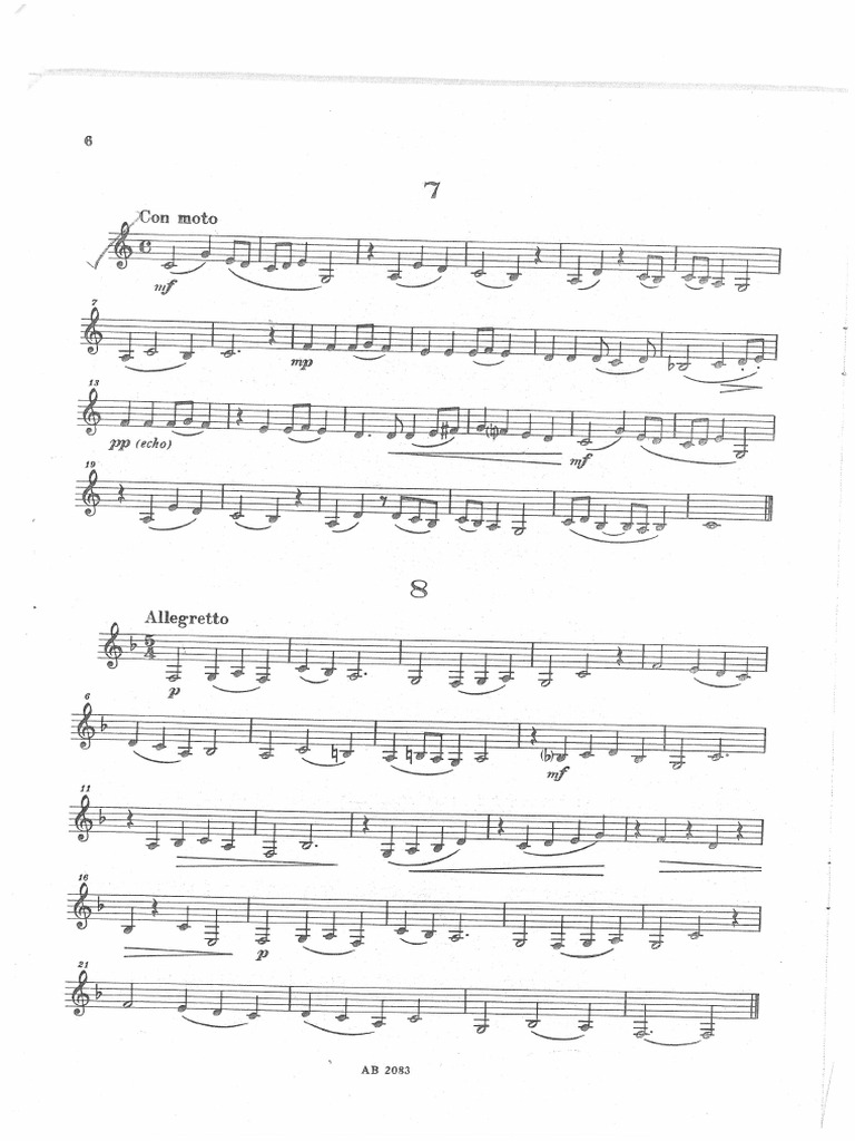 Etiudy Klarnet | PDF