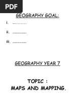 Year 7 Geography Test 2025 | PDF | Map | Cartography