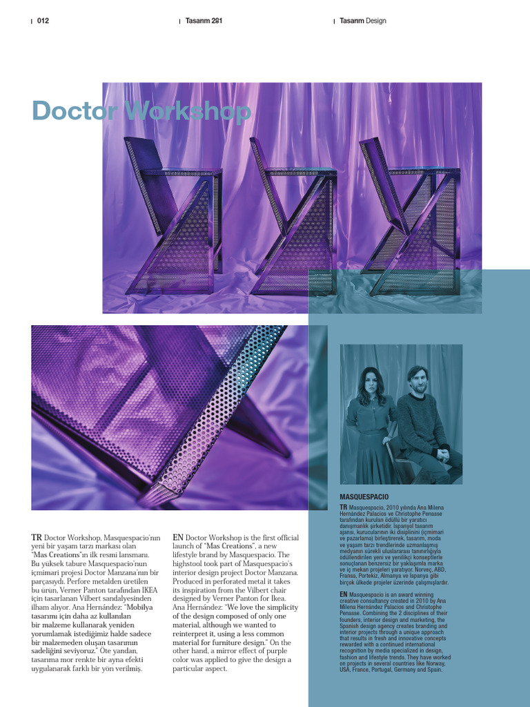 Doctor Workshop: 012 Tasarım 281 Tasarım Design | PDF