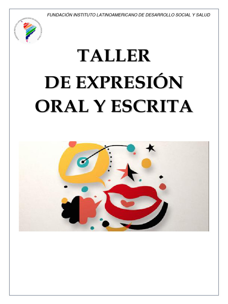 Taller de Expreción Oral y Escrito | PDF | Comunicación | Comunicación no verbal