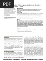 Vocal Cord Dysfunction - Questionnaire (VCD-Q) | PDF | Epidemiology ...