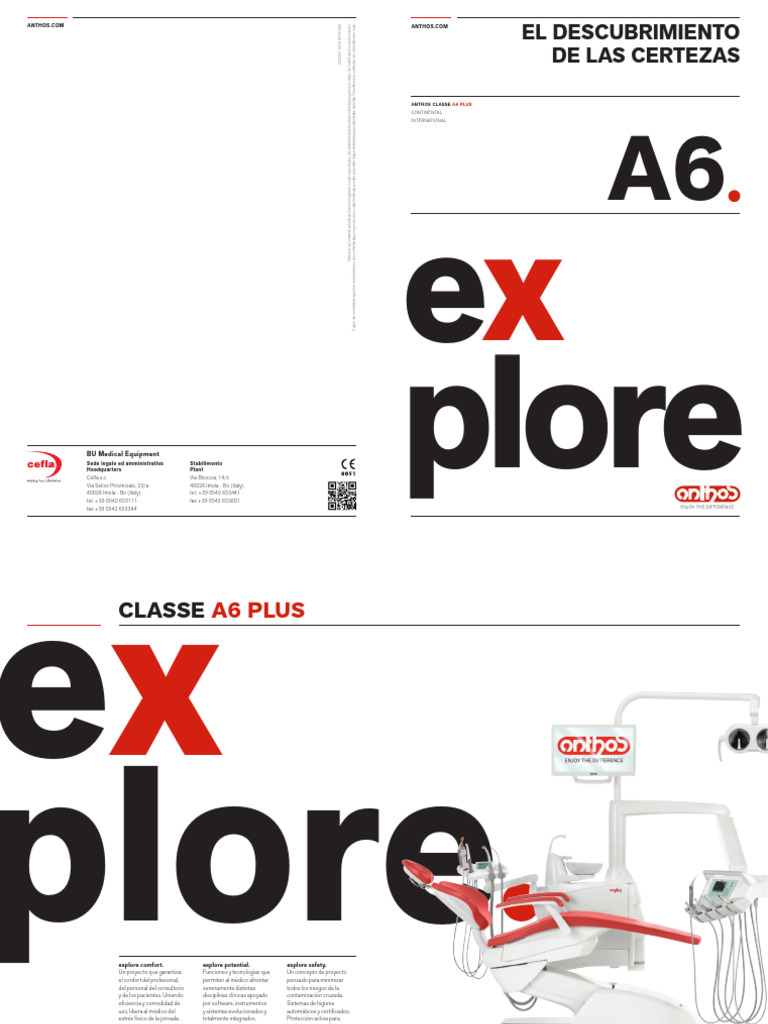 Anthos - A6 - SILLON DENTAL | PDF | Diodo emisor de luz | Agua