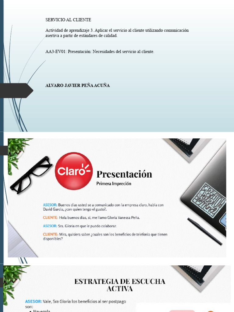 AA3-EV01 - Presentación | PDF | Negocios