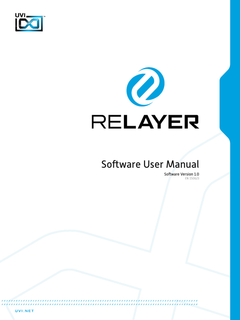 Relayer Manual | PDF | Filter (Signal Processing) | Computer Engineering