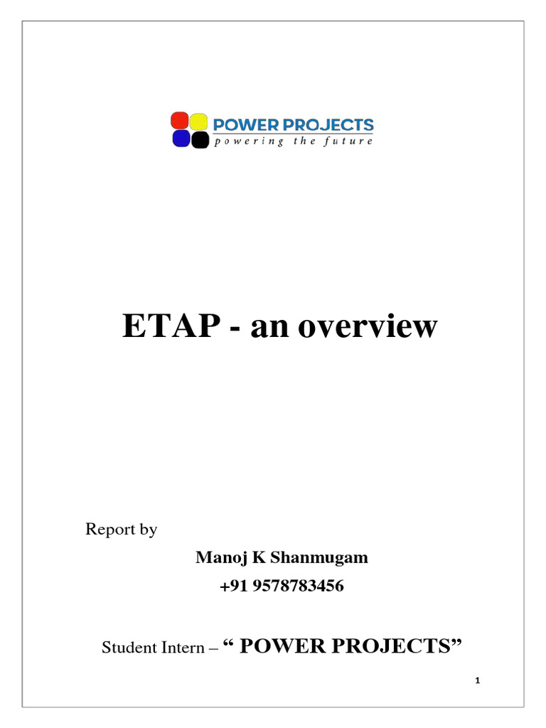 ETAP An Overview | PDF | Computer Security | Security