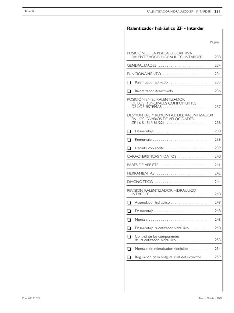 ZF Intarder MAN | PDF | Electrónica | Agua