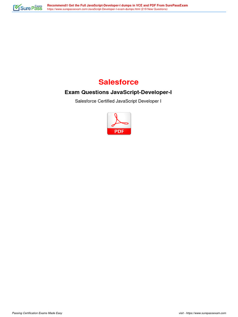 Javascript Developer I - 5 | PDF | Scope (Computer Science) | Software ... Javascript Developer I - 5 | PDF | Scope (Computer Science) | Software ...