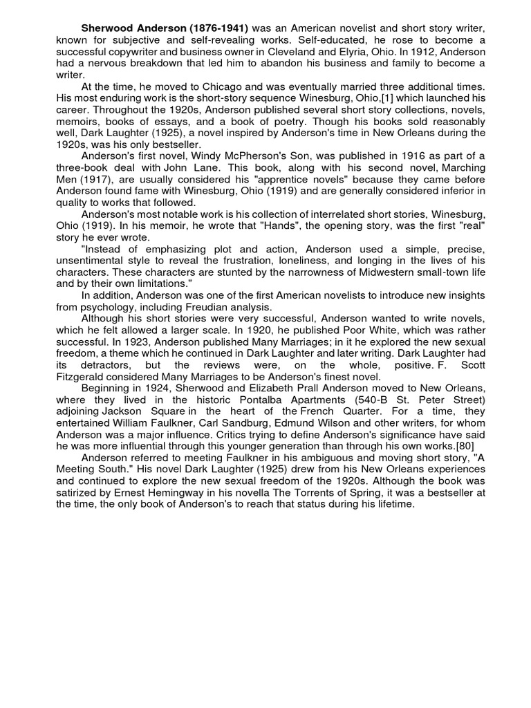 William Saroyan: Life and Works Overview | PDF | Classics | General Fiction