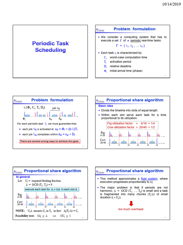 w04 Periodic | PDF | Scheduling (Computing) | Computer Programming