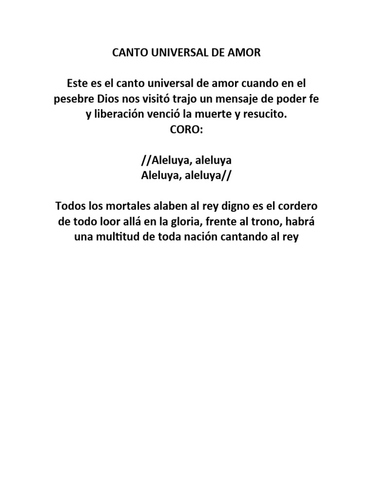 Canto Universal | PDF