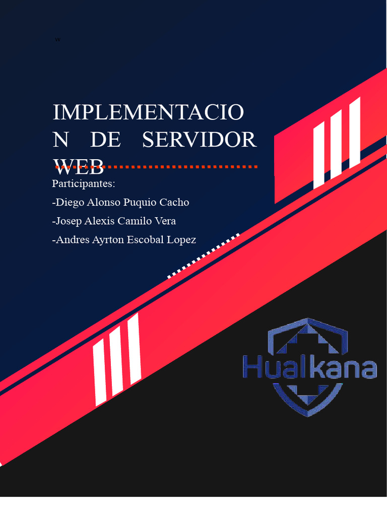 INFORME Servidor Web Nginx | PDF | Transport Layer Security | Servidor (Computación)