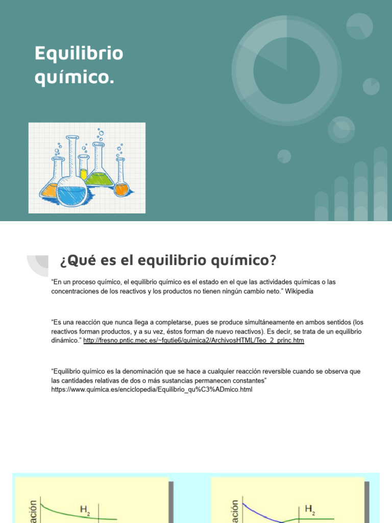 Equilibrio químico. | PDF