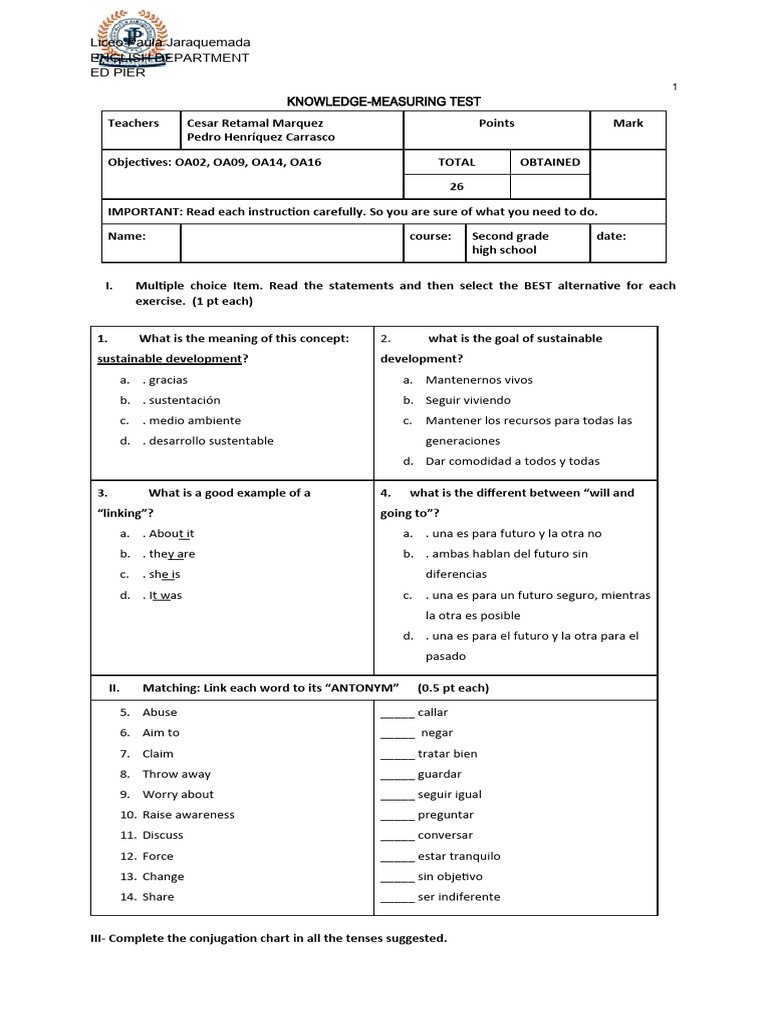 Pma 2 Ingles Pier | PDF