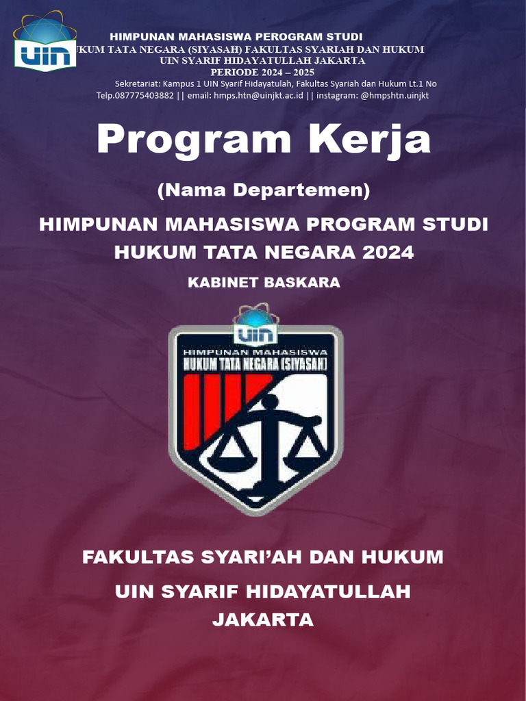 Format Program Kerja | PDF