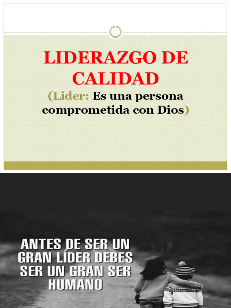 Liderazgo de Calidad | PDF | Liderazgo | Estrés (biología)