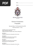 Grade 4 Geography Term 3 Paper | PDF