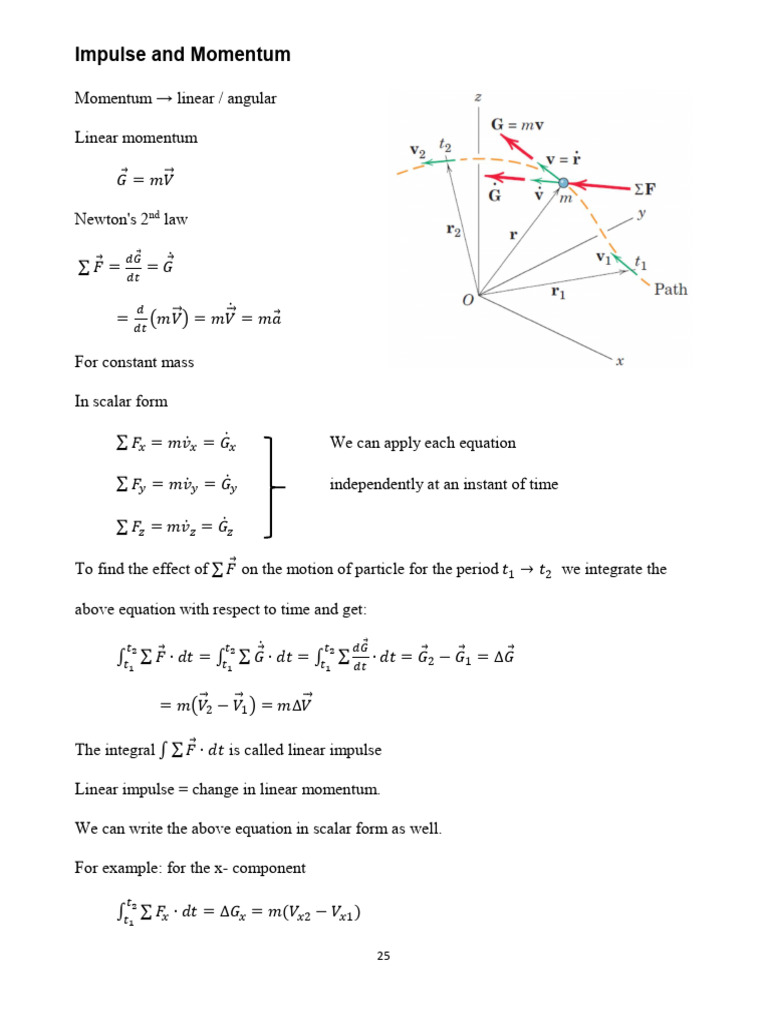 7 Impulse and Momentum | PDF | Momentum | Angular Momentum
