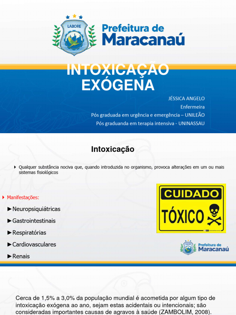 Intoxicação Exógena | PDF | Autoajuda | Bem-estar