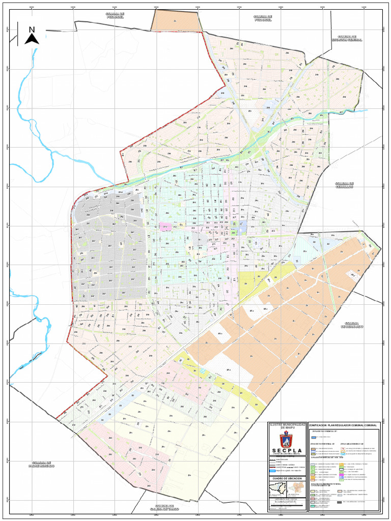 Plano de Zonificacion PRC Vigente | PDF
