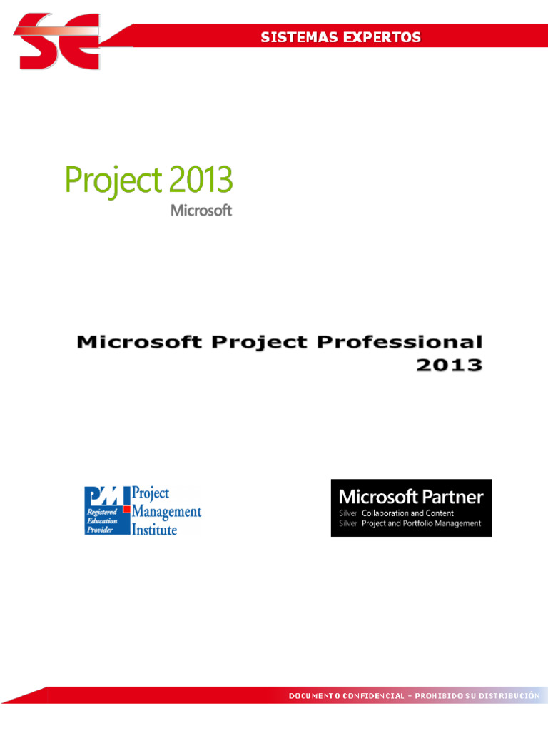 Manual Microsoft Project Professional 2013 | PDF | Microsoft | Programación de computadoras