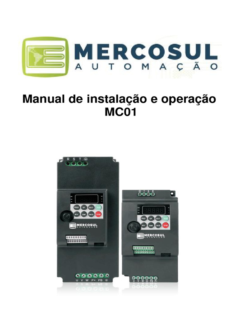 Manual do Inversor MC01 Mercosul | PDF | Fonte de energia | Corrente ...