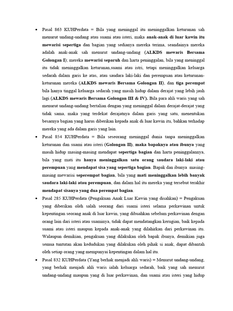 Pasal-Pasal Orkel | PDF