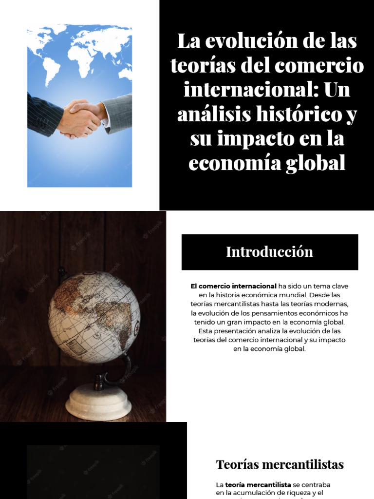 Evolucion Historica de las Terorias del comercion Internacional | PDF | El comercio ...