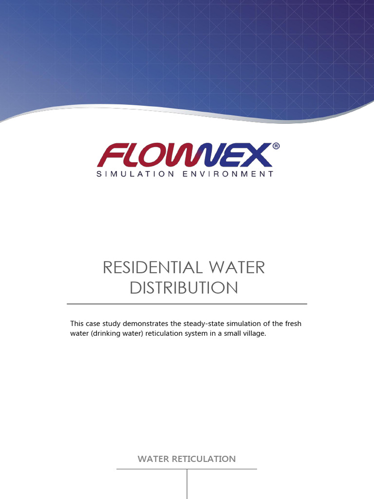 Residential Water Distribution | PDF