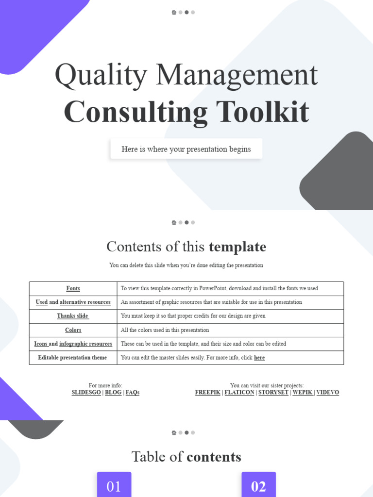 Quality Management Consulting by Slidesgo | PDF | Planets | Planets In Astrology