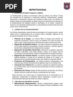 Fármacos Nefrotóxicos y su Manejo | PDF | Tratamientos médicos | Medicina