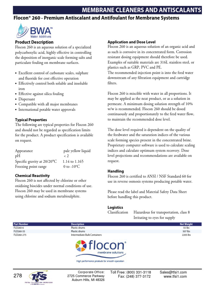 FLOCON-260 | PDF