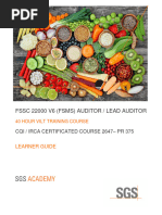 Gfsi FSSC 22000 Audit Checklist | PDF | Verification And Validation ...