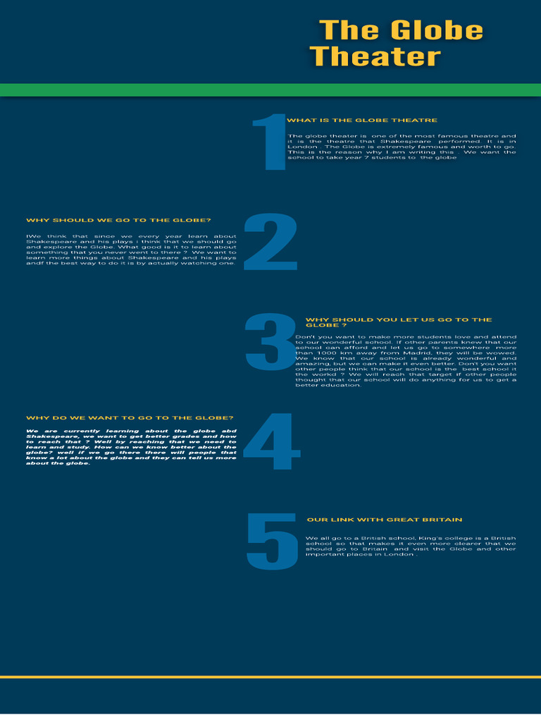 Why should we go to the Globe (1) | PDF