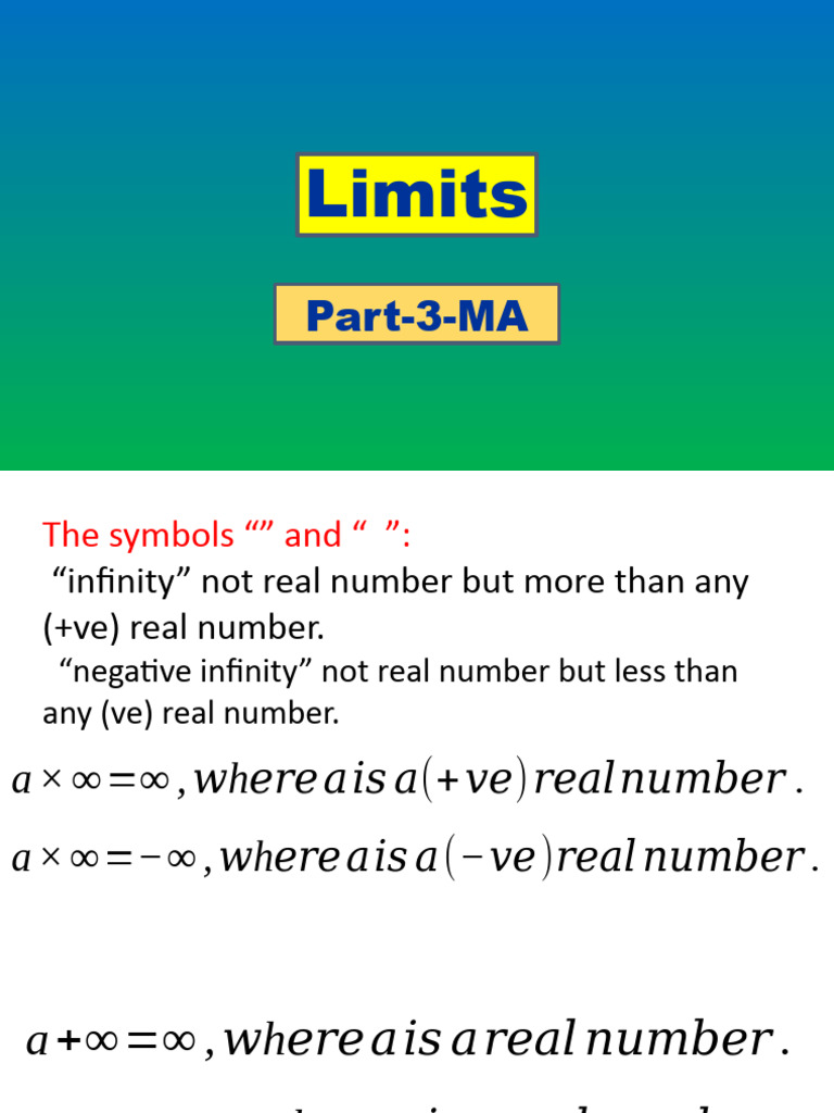 LO6 Part 3 | PDF | Infinity | Arithmetic
