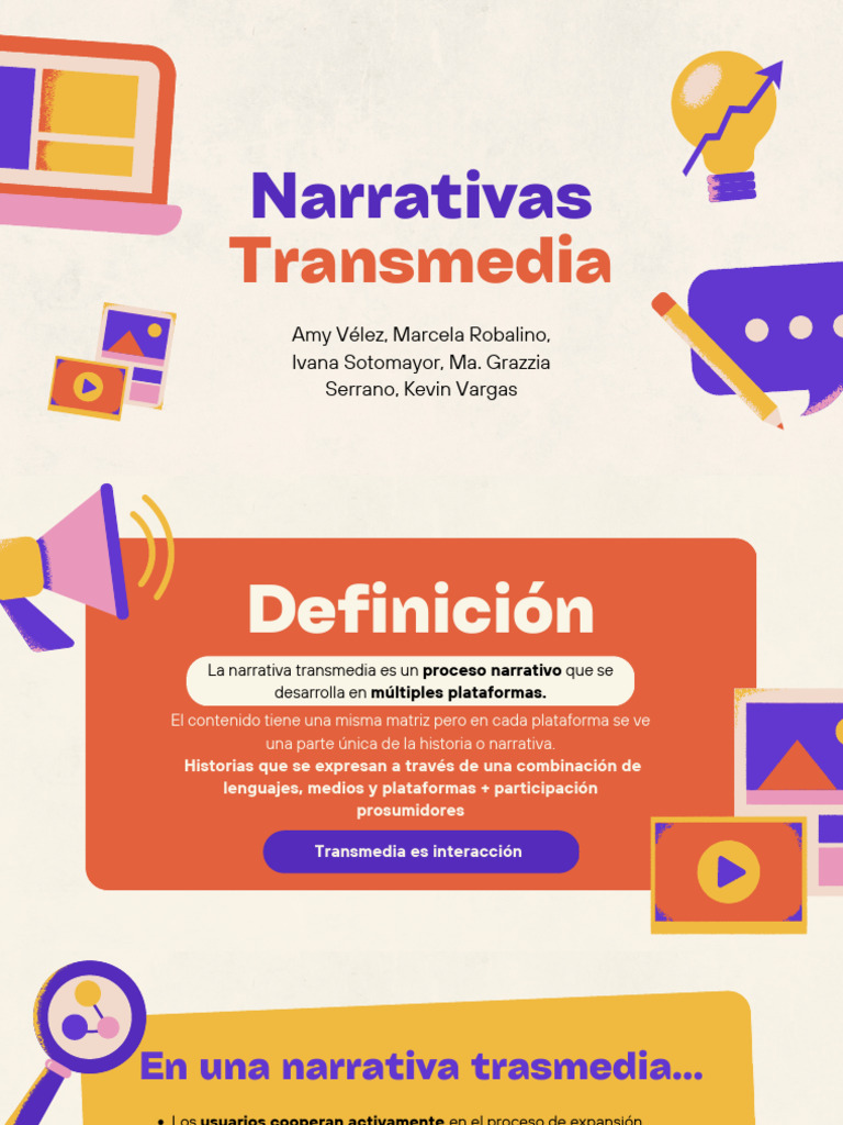 Características de Las Narrativas Transmedia | PDF