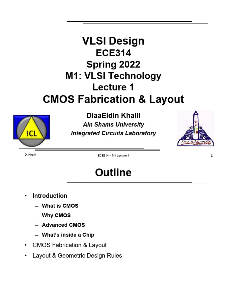M1-01 CMOS Fabrication - Layout | PDF | Cmos | Semiconductor Device ...