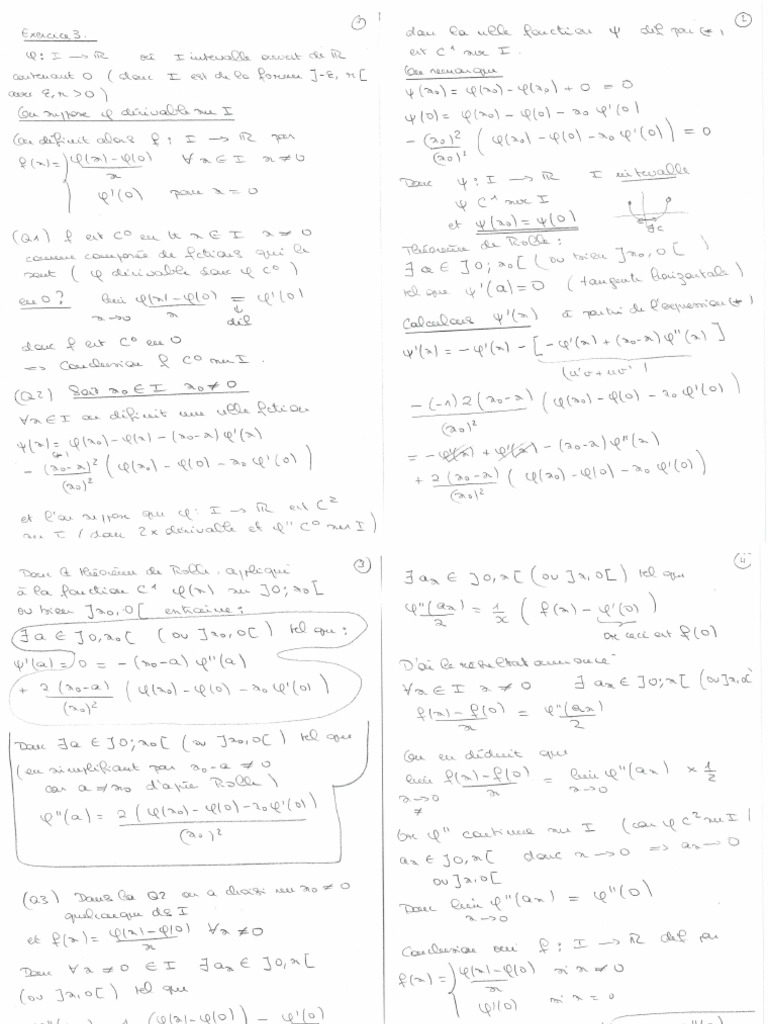 Correc td1 Exo3 | PDF