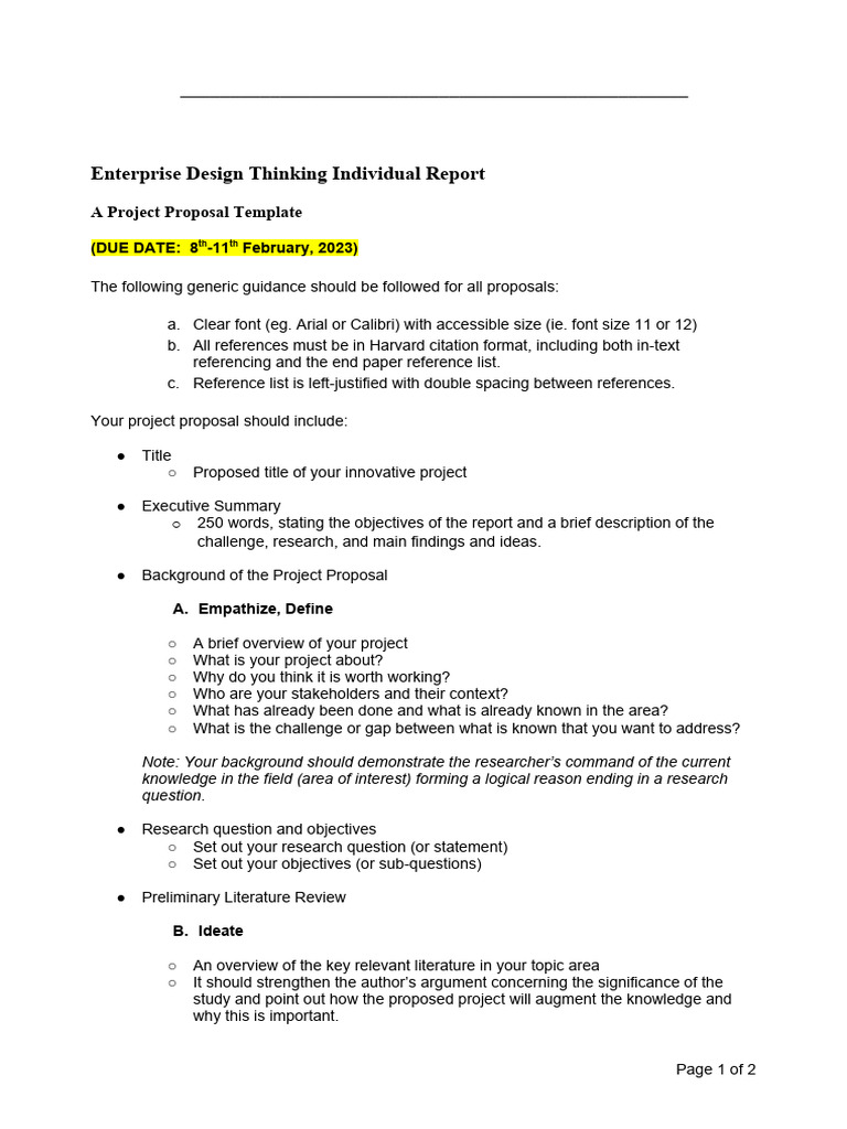INDIVIDUAL REPORT FORMAT | PDF | Project Management | Cognition