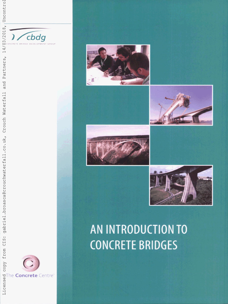 An Introduction To Concrete Bridges | Download Free PDF | Prestressed Concrete | Concrete