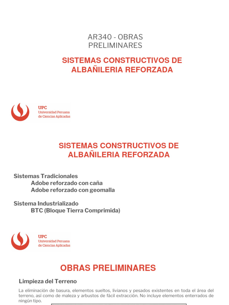 S5 - Sistema Constructivo de Adobe Reforzado Con Caña, Geomalla y BTC | PDF | Fundación ...