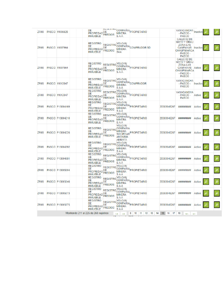 Bip - Compañia Minera Volcan Sa | PDF
