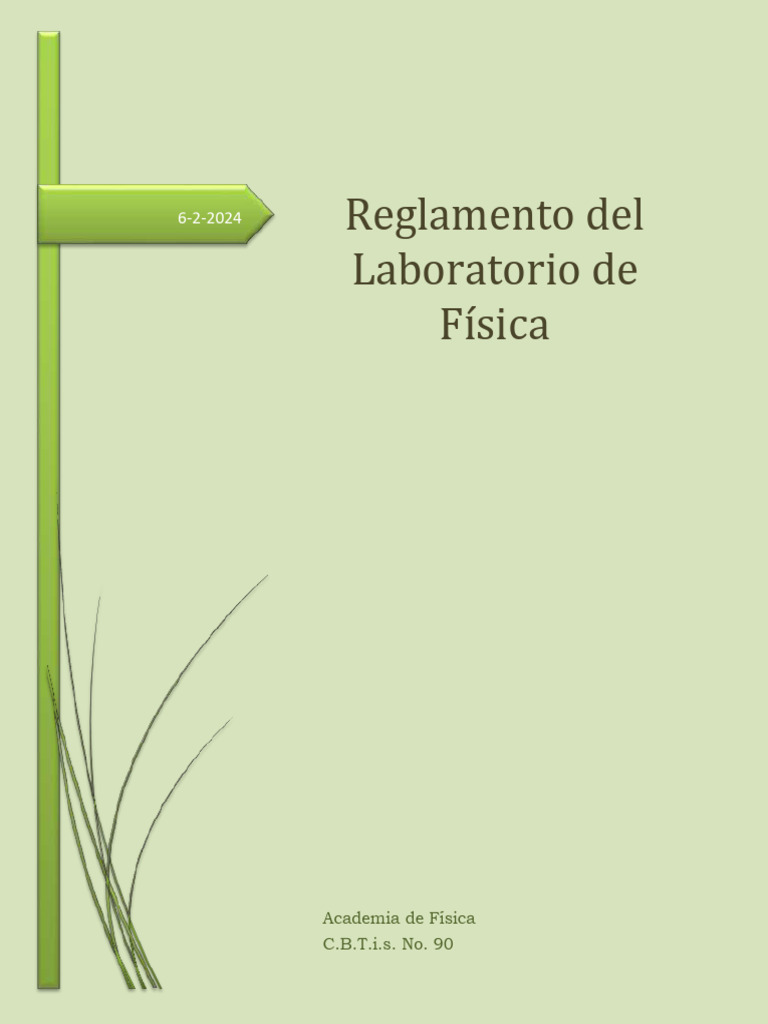 Reglamento Oficial de Laboratorio Física | PDF | Laboratorios