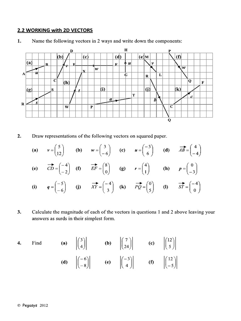 N5 Vectors | PDF