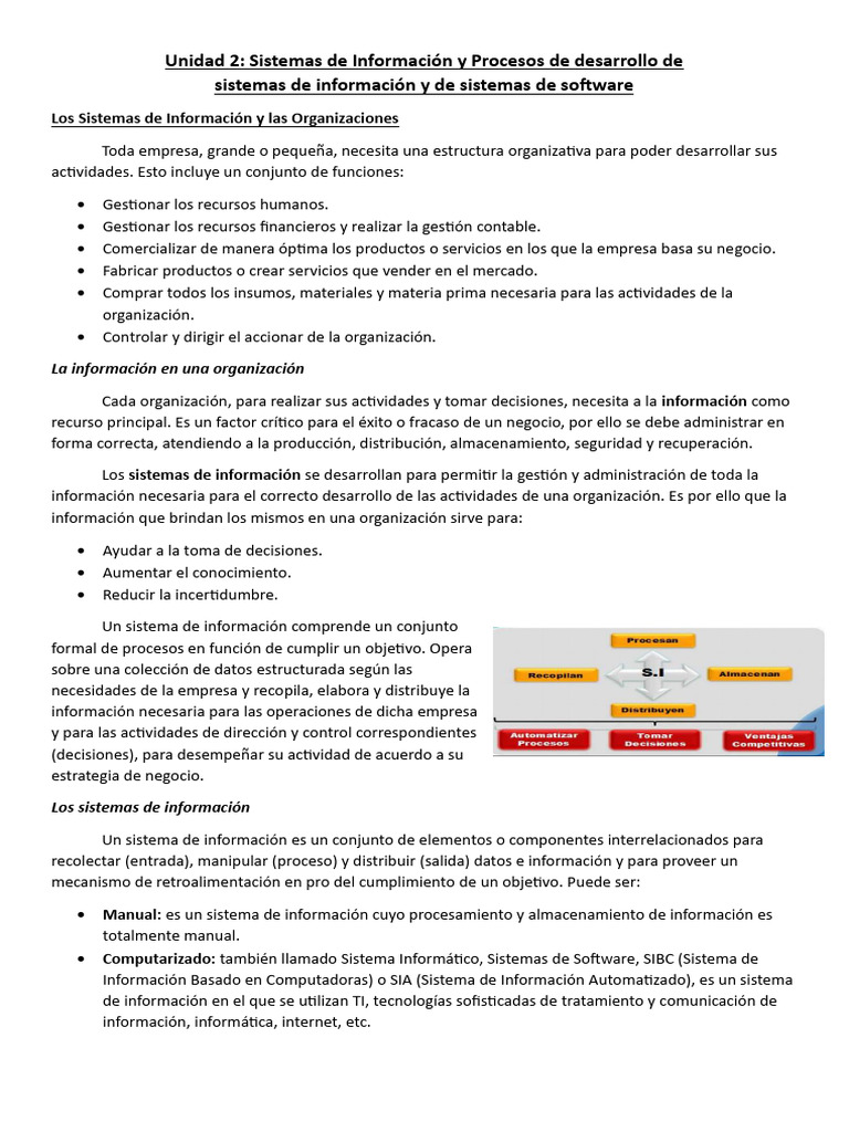 Resumen Unidad 2 ASI | PDF | Software | Ingeniería de software
