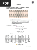 Fórmulas de Constantes Corpusculares | PDF