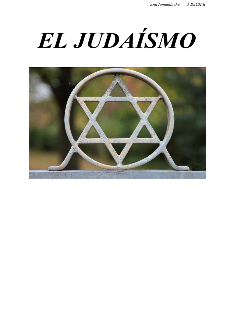 El Judaísmo | PDF | Tora | Judios y judaísmo