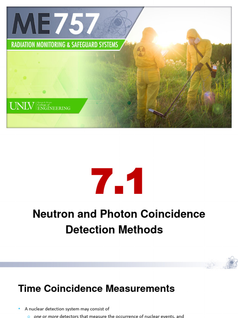 Module 7 - Coincidence Measurements | PDF | Spectral Density | Root ...