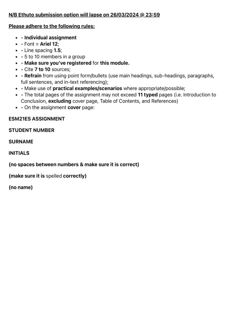 N/B Ethuto Submission Guidelines 2024 | PDF | Language Arts & Discipline