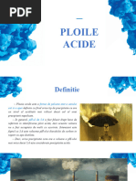 Poluarea Aerului, Ploile Acide | PDF